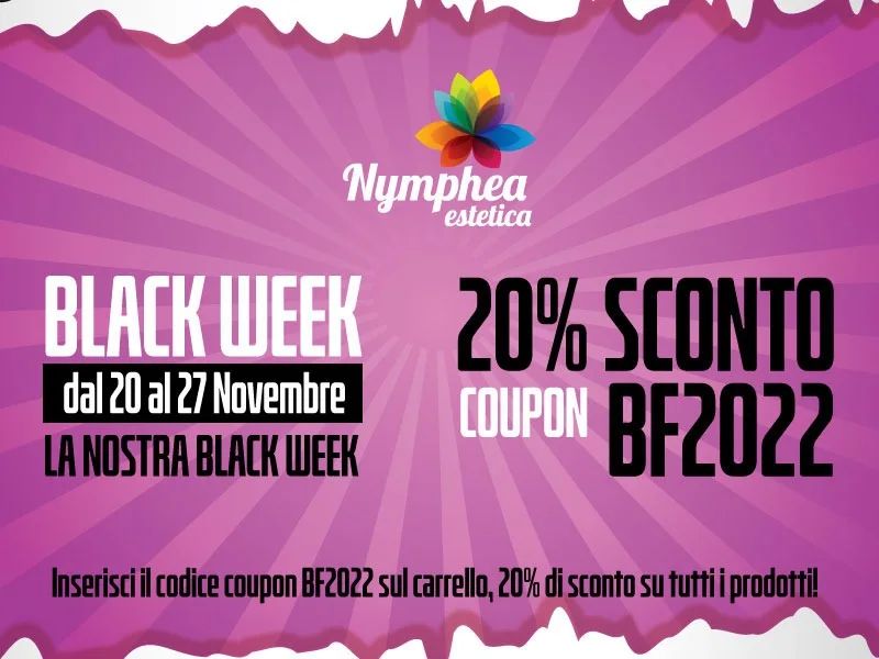 La Settimana del Black Friday - Nymphea Estetica - Centro estetico e ... La Settimana del Black Friday - Nymphea Estetica - Centro estetico e ...